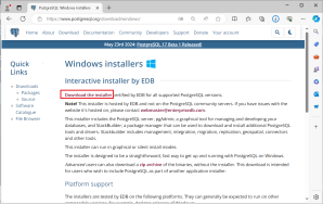 PostgreSQL on Windows Server 2022 – note2self